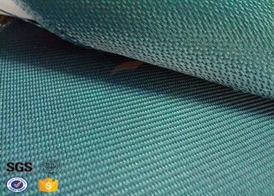 China Green 430gsm Glass Fibre Cloth Coated PVC for Wedling Blanket Fireproof for sale