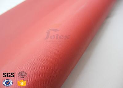 Cina Tessuto rivestito rosso della silice della gomma di silicone alto per protezione di saldatura 1.4mm in vendita