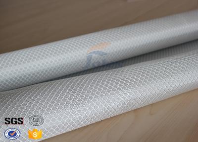 China Texalium Honeycomb Weave Silver Coated Fabric E Glass Weatherproof 1200mm for sale