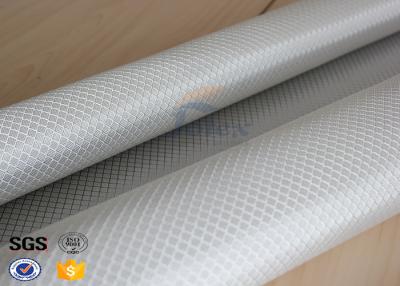 China Texalium Honeycomb Weave Silver Coated Fabric E Glass Weatherproof 1200mm for sale