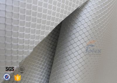 China tela aluminizada chapeada de prata de pano da fibra de vidro 220g para a decoração de superfície à venda