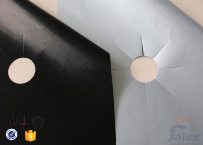 Cina 27x27cm neri/argento PTFE hanno ricoperto i protettori del bruciatore di Stovetop delle fodere della cucina a gas in vendita