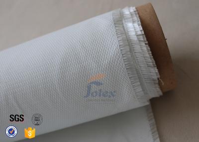 中国 耐久の適用範囲が広い0.5mm白いシリコーンはガラス繊維の火毛布490g/M2に塗りました 販売のため