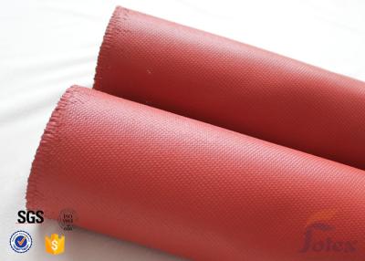 China Rote silikonumhüllte Fiberglas-Gewebe-Maschinen-Wärmedämmung 1mm 30oz 39