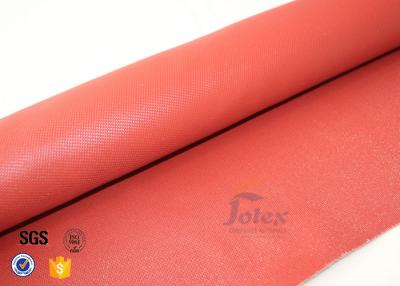 China Rote silikonumhüllte Fiberglas-Gewebe-Maschinen-Wärmedämmung 1mm 30oz 39