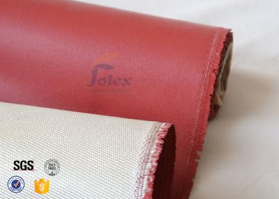 중국 800℃는 옆 실리콘에 의하여 입힌 섬유유리 피복 680g 36"를 ISO9001 2008년 골라냅니다 판매용