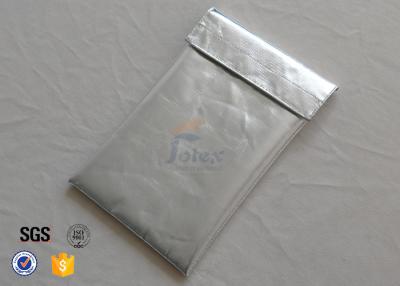 China Bolso resistente al fuego no irritante del efectivo de la fibra de vidrio con dos capas incombustibles en venta