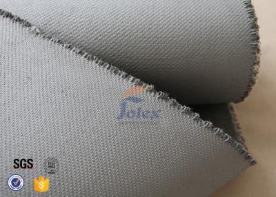 China O pano de vidro cinzento de 1500gsm 1.5mm E, silicone revestiu folhas de pano da fibra de vidro à venda