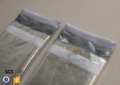 China Hook And Loop Open Fireproof Envelopes For Documents / Cash Passport for sale