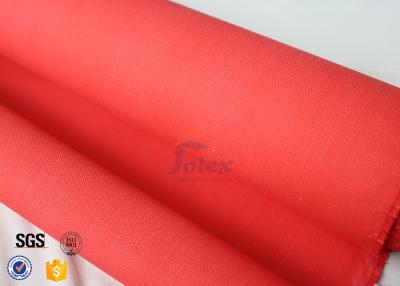 China acrílico vermelho do rolo de pano da fibra de vidro 530GSM de 0.45Mm revestido para a cobertura de solda à venda