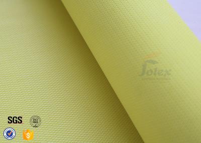 China Materiais amarelos da cobertura da soldadura da faísca de pano 530gsm 0.45mm da fibra de vidro do plutônio à venda