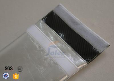 China Bolsos incombustibles de la fibra de vidrio de la plata 1022℉ para el sobre del pasaporte del efectivo de los documentos en venta