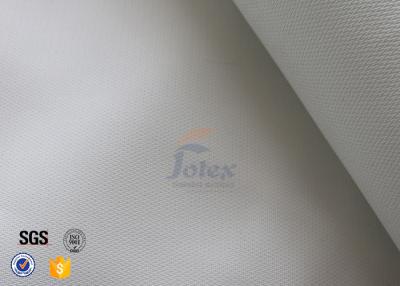 China Pano resistente químico branco da cobertura do fogo da tela 490GSM da fibra de vidro do silicone à venda