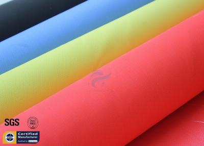 中国 0.43MMのアクリルのガラス繊維の火毛布の生地の赤3732 17OZ 39"耐熱性 販売のため