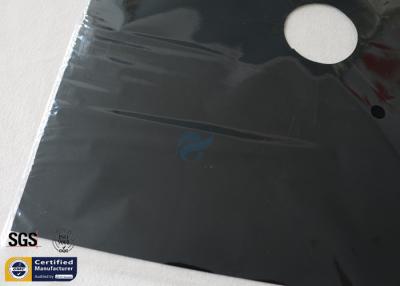 China 10,7 protetores pretos do queimador da tela 260℃ 0.08MM PTFE Stovetop da fibra de vidro 