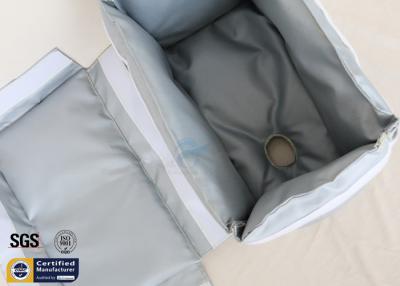 China Heat Thermal Insulation Jackets Removable Fiberglass Grey 25mm 260℃ Cover for sale