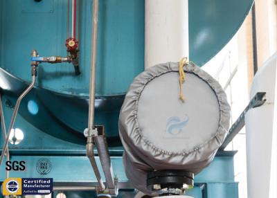 China Wärmedämmung bedeckt Wärmetauscher-wiederverwendbare Jacken-Decke des Fiberglas-300℃ zu verkaufen