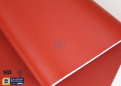 中国 シリコーンはガラス繊維の火毛布の生地0.85MMの33.9OZ頑丈な溶接に塗りました 販売のため