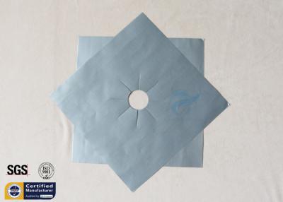 중국 비 PTFE 입히는 섬유유리 직물 지팡이 Stovetop 가스레인지 보호자 10.6 인치 판매용