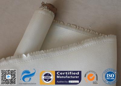 Κίνα 800℃ πυρίμαχη 0.7mm υψηλή ύφανση σατέν 8HS υφασμάτων ίνας υάλου πυριτίου προς πώληση