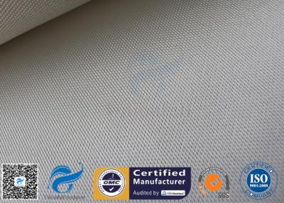 Κίνα 800℃ πυρίμαχη 0.7mm υψηλή ύφανση σατέν 8HS υφασμάτων ίνας υάλου πυριτίου προς πώληση