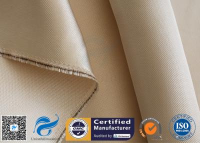 中国 ブラウン色の頑丈な1472の℉のガラス繊維の高い無水ケイ酸の生地0.7mmの厚さ 販売のため