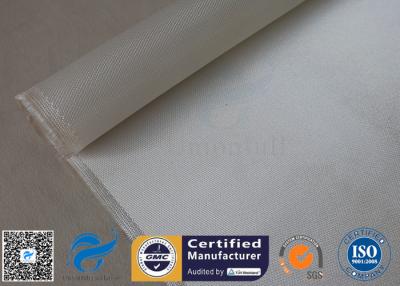 中国 800摂氏温度のグラス ファイバー600gsmの火毛布のための高い無水ケイ酸の布 販売のため