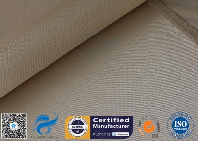 China 1150gsm 1.2mm Brown High Silica Fabric 800℃ Alumina Silica Thermal Insulation for sale