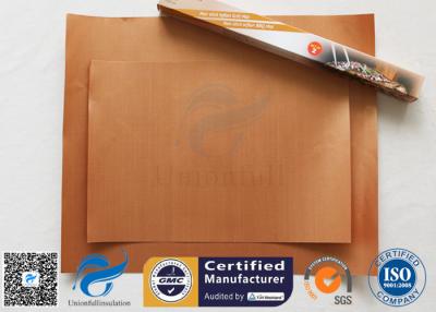 중국 비 지팡이 굽기 매트 PTFE BBQ 석쇠 매트 구리 0.2MM 15.75" 재사용할 수 있는 X13” 판매용