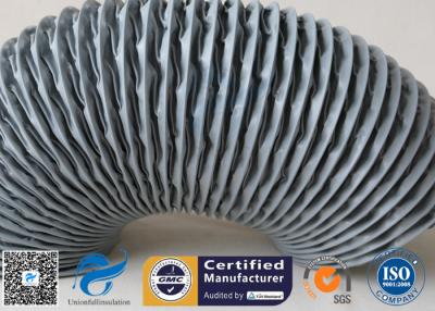 Cina Impermeabili grigi flessibili delle prese d'aria 200MM del tessuto rivestito della vetroresina del PVC rendono incombustibile in vendita