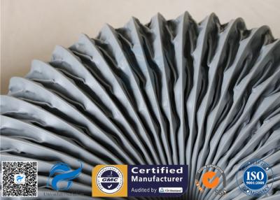 Cina Impermeabili grigi flessibili delle prese d'aria 200MM del tessuto rivestito della vetroresina del PVC rendono incombustibile in vendita