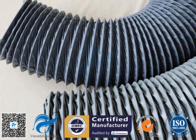 Cina Il PVC ha ricoperto le prese d'aria flessibili 10m 260℃ grigio di HVAC del tessuto 150MM della vetroresina in vendita