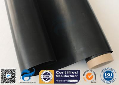 중국 뜨거운 압박을 위한 까만 PTFE 입히는 섬유유리 직물 0.25mm 피복 판매용