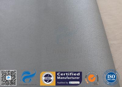 China 0.45mm PU Coated Fiberglass Fabric Cloth For Welding Spatter Sparks Protection for sale