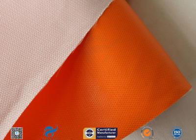Cina Materiali rivestiti arancio dell'isolamento termico del tessuto di vetro di fibra della gomma di silicone in vendita