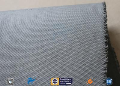 Cina tessuto rivestito di silicone grigio della vetroresina dei materiali dell'isolamento termico di 1550G 1.5MM in vendita