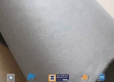 Cina tessuto rivestito di silicone della vetroresina della saldatura 1600gsm dei materiali termici grigi della coperta in vendita