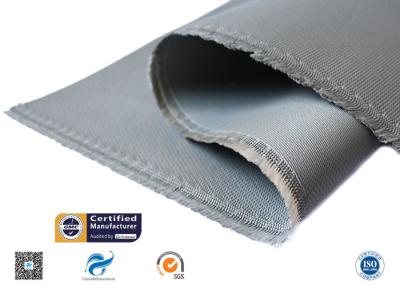 Cina tessuto rivestito di silicone grigio di 0.7mm/alto panno resistente ad alta temperatura della silice in vendita