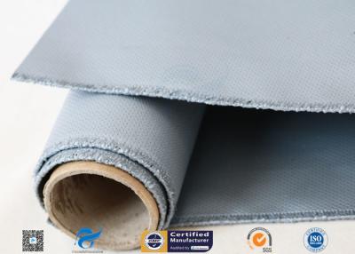 China 15 Oz Silicone Coated Fiberglass Fabric For Welding Blanket 0.43mm for sale