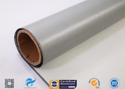 China Thermal Insulation Alkali Free Fiberglass Fabric Coated With Silicone Rubber for sale