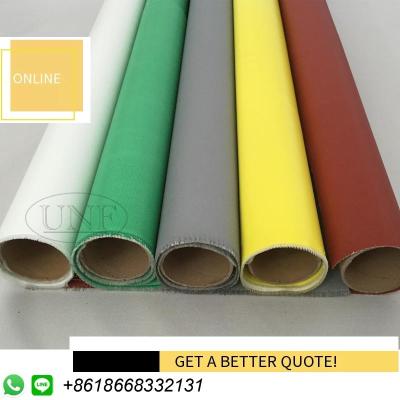 Cina 1 tessuto di gomma ricoprente 15oz della vetroresina del silicone del lato per i rivestimenti dell'isolamento in vendita