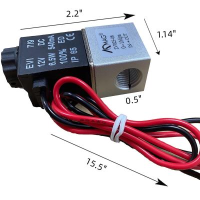 China tipo de conexão portuário da posição 5 de Operated Electric 2 do piloto da bobina da válvula de solenoide da série 2P únicos para os cilindros do ar à venda
