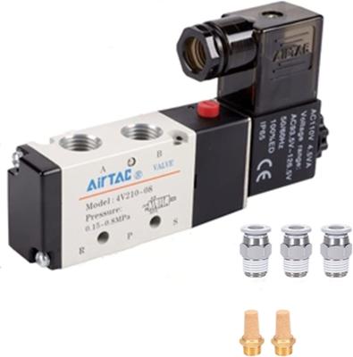 Cina Modo di alluminio di posizione 5 della valvola 2 di Operated Pneumatic Solenoid del pilota per i doppi cilindri sostituti in vendita