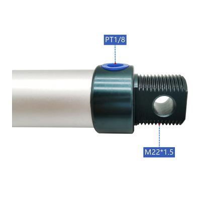 Cina Lega di alluminio Mini Pneumatic Cylinder, 16mm doppio singolo Rod Cylinder sostituto in vendita