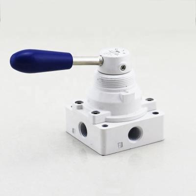 China 4 válvula de control blanca neumática del interruptor manual de la válvula de aire de la posición de la manera 2 4HV en venta