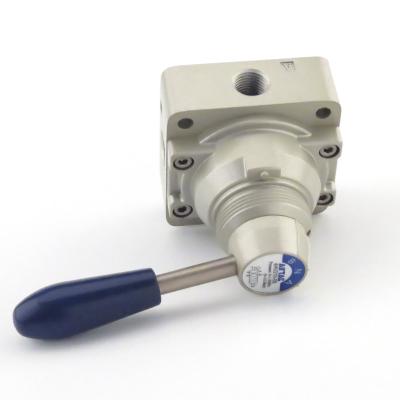 China 4 válvula de control blanca neumática del interruptor manual de la válvula de aire de la posición de la manera 2 4HV en venta