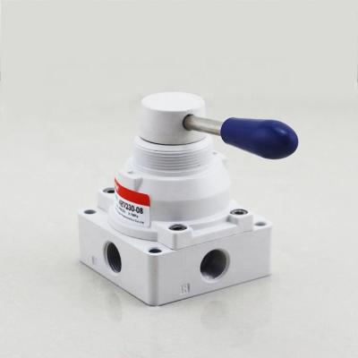 China 4 válvula de control blanca neumática del interruptor manual de la válvula de aire de la posición de la manera 2 4HV en venta
