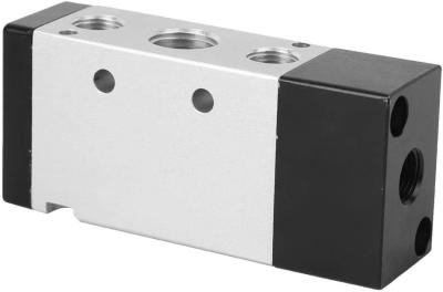Cina 4A 2 parti meccaniche pneumatiche miniatura della lega di alluminio dell'elettrovalvola a solenoide di modo di posizione 5 in vendita
