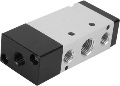 Cina 4A 2 parti meccaniche pneumatiche miniatura della lega di alluminio dell'elettrovalvola a solenoide di modo di posizione 5 in vendita
