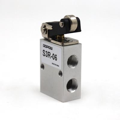 Cina Valvola per aria meccanica pneumatica delle varie parti industriali originali manuali a tre corsie delle valvole 100% di serie di S3R in vendita